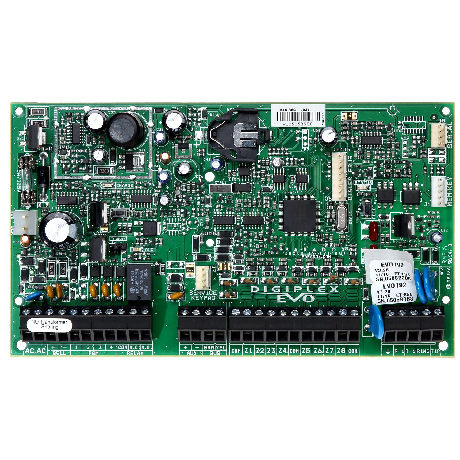 CENTRAL DE ALARME PARADOX (PCB) - EVO-192